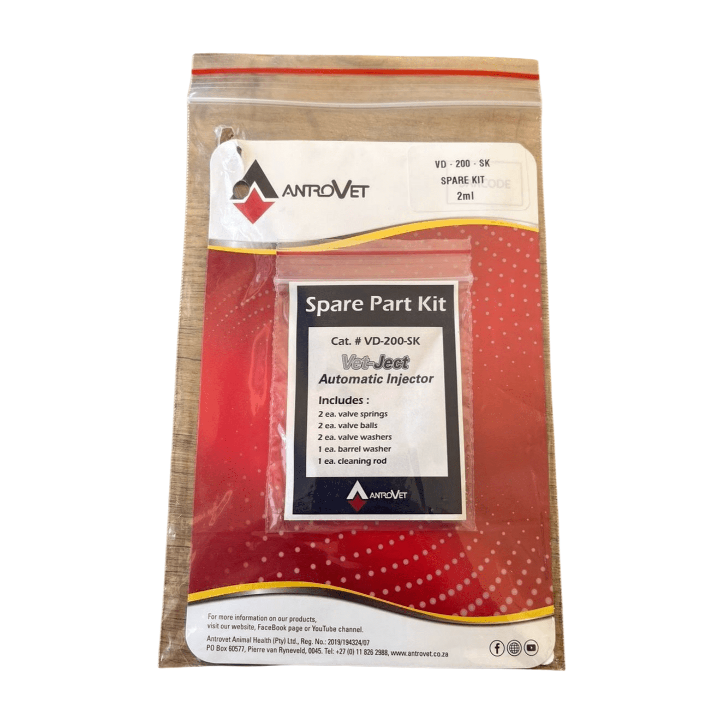 Spare kit - Vetject washer kit - Bovivet Inc - Livestock Health