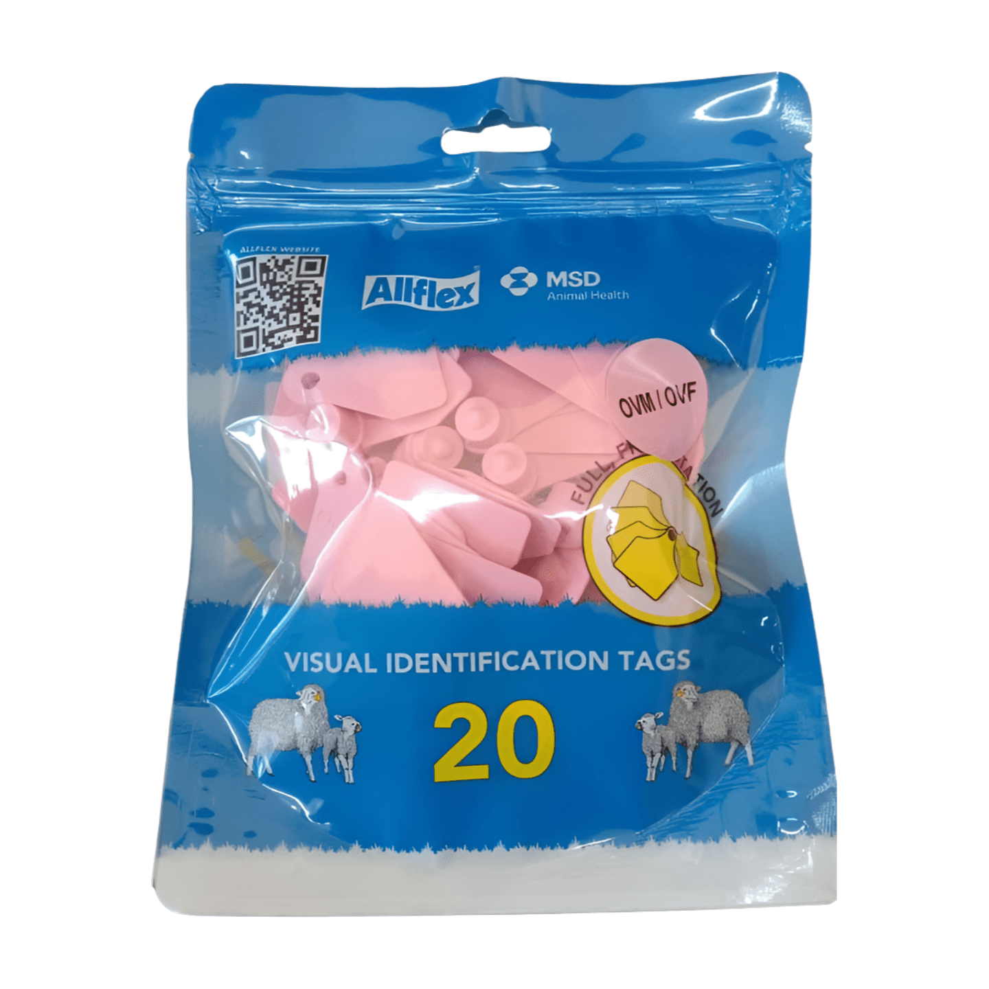 Allflex livestock ear tags OVM/OVF (20) - Sheep & Goats - Bovivet Inc ...
